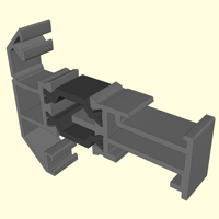 Smarts Alitherm 47 Windows | Frame, Sash & Bead Combinations | 3D ...