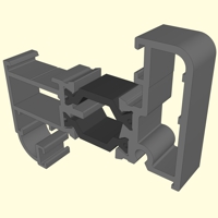 Smarts Alitherm 47 Windows | Frame, Sash & Bead Combinations | 3D ...