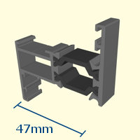 Smarts Alitherm 47 Windows | Frame, Sash & Bead Combinations | 3D ...